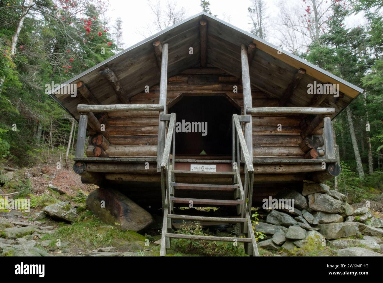 Built in 1985, the Log Cabin is located off of Lowe's Path in the ...