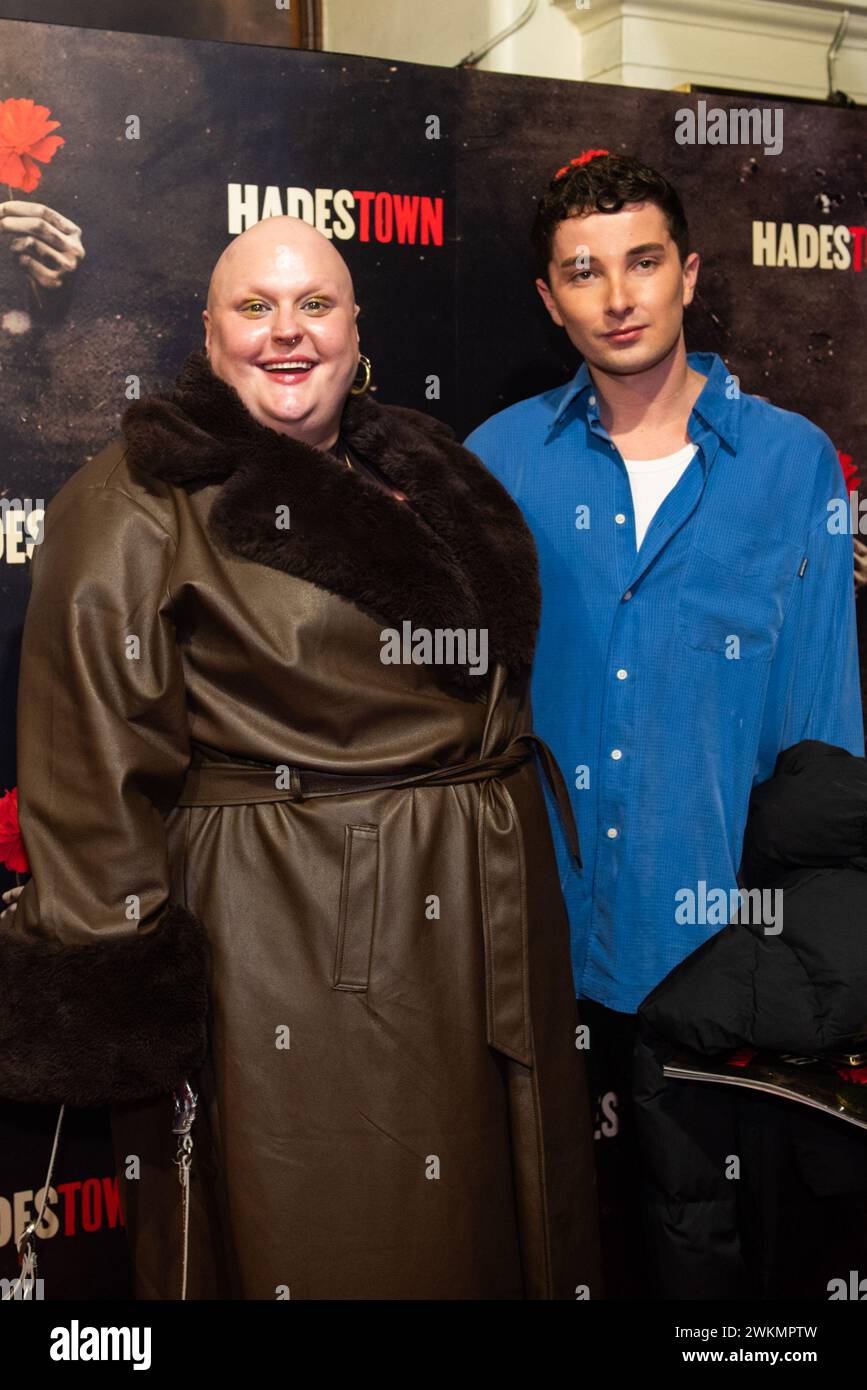 London, 21 February 2024, Hadestown Opening Night, Sam Buttery and ...