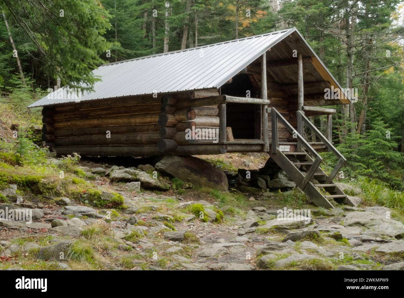 Built in 1985, the Log Cabin is located off of Lowe's Path in the ...
