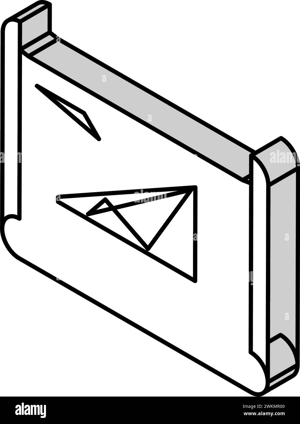 structural drafting architectural drafter isometric icon vector ...