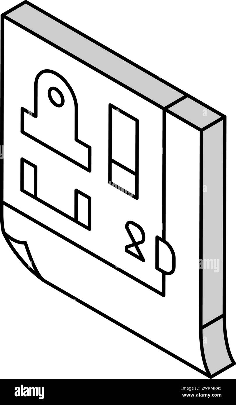 2d Drafting Architectural Drafter Isometric Icon Vector Illustration