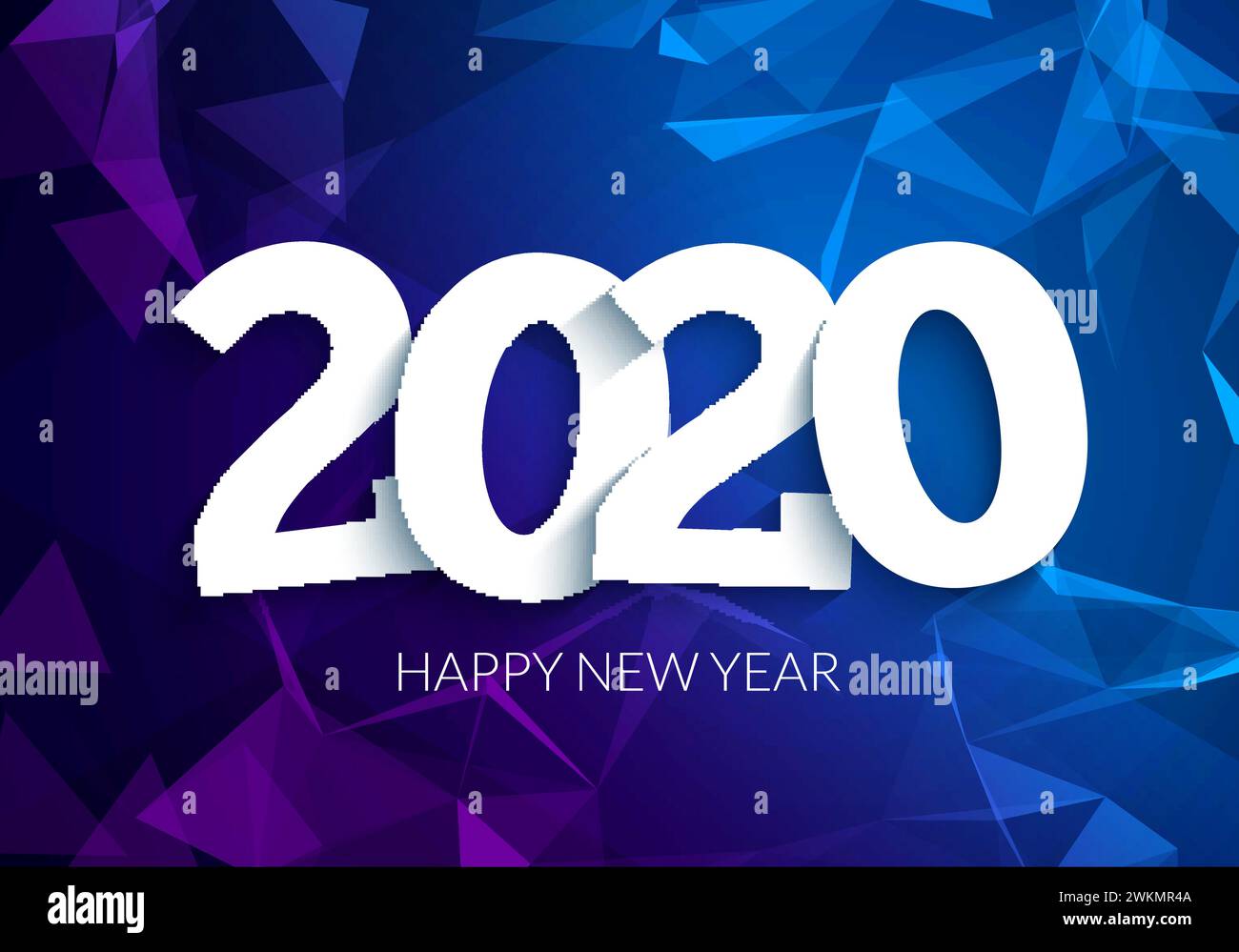 2020 new year happy eve party background. 2020 christmas vector poster ...