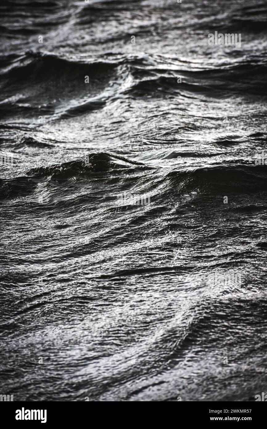 Choppy dramatic waters Stock Photo - Alamy