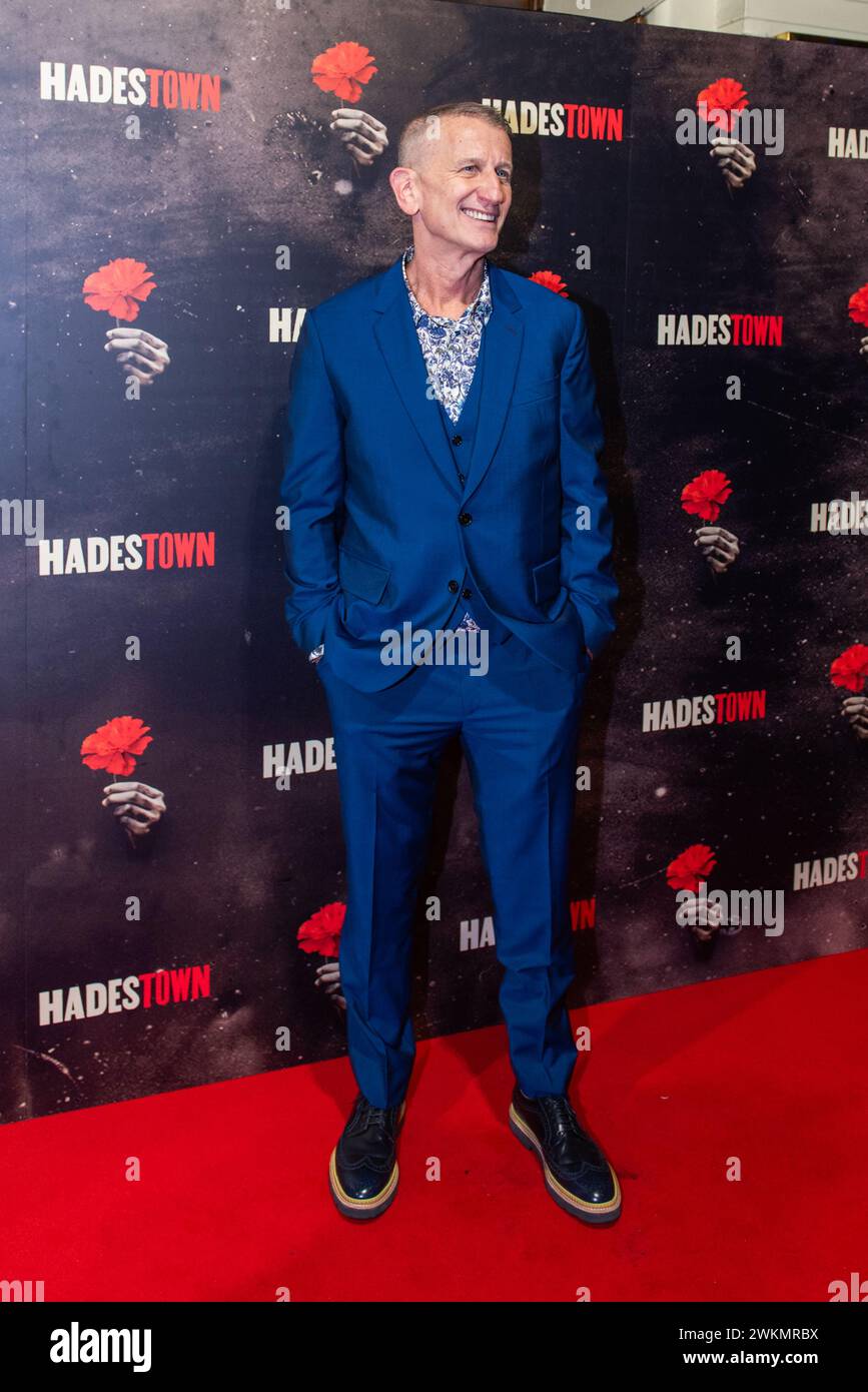 London, 21 February 2024, Hadestown Opening Night, Tom Kirdahy arriving ...