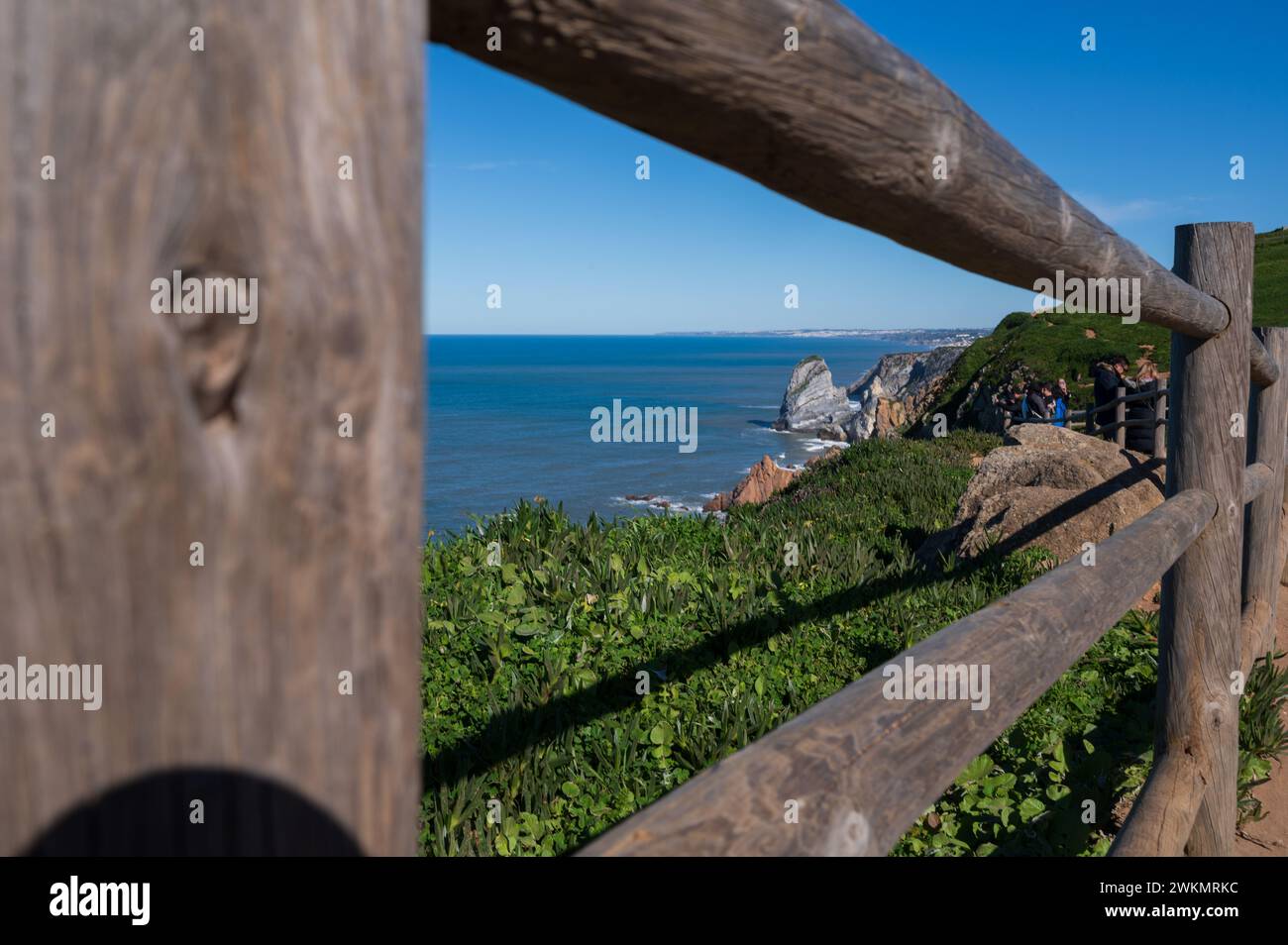 Cabo da Roca or Cape Roca, which forms the westernmost point of the ...