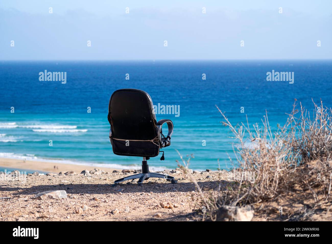 The ultimate home office with a breathtaking view of the Atlantic Ocean ...