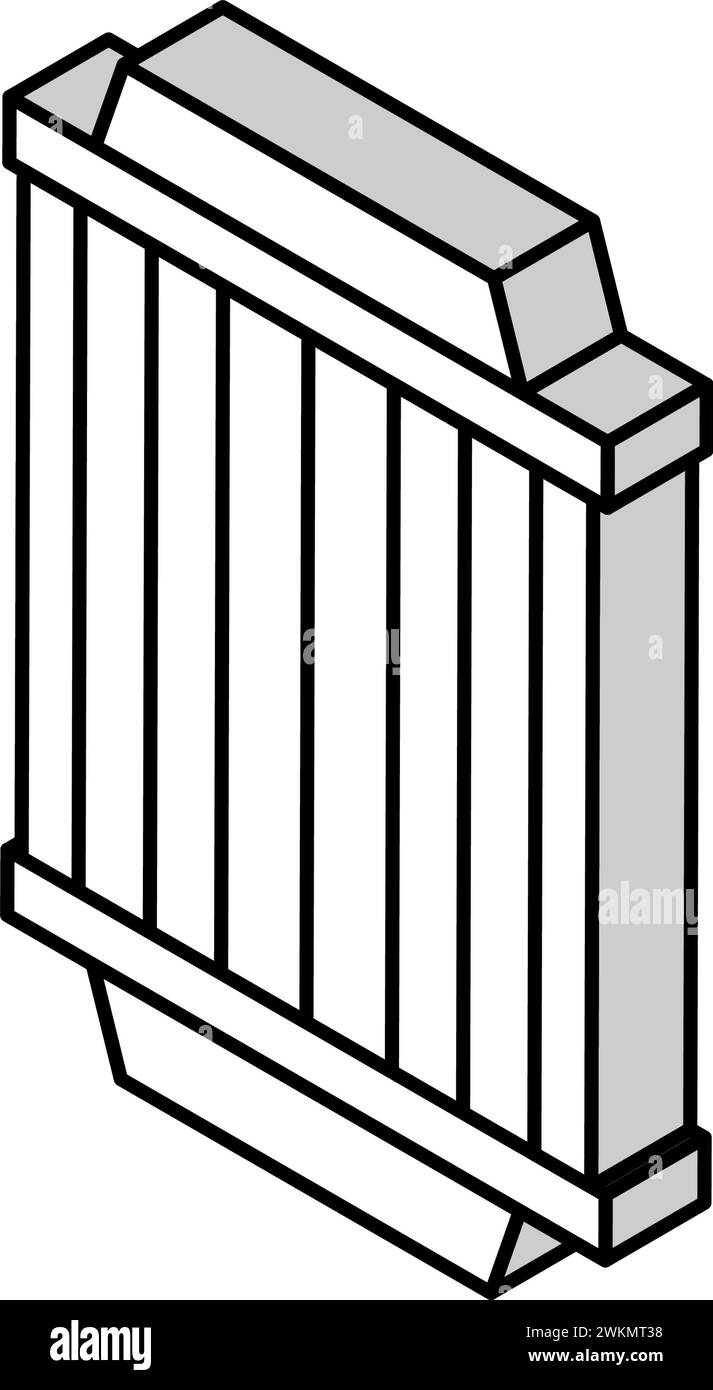 air filter car mechanic isometric icon vector illustration Stock Vector ...