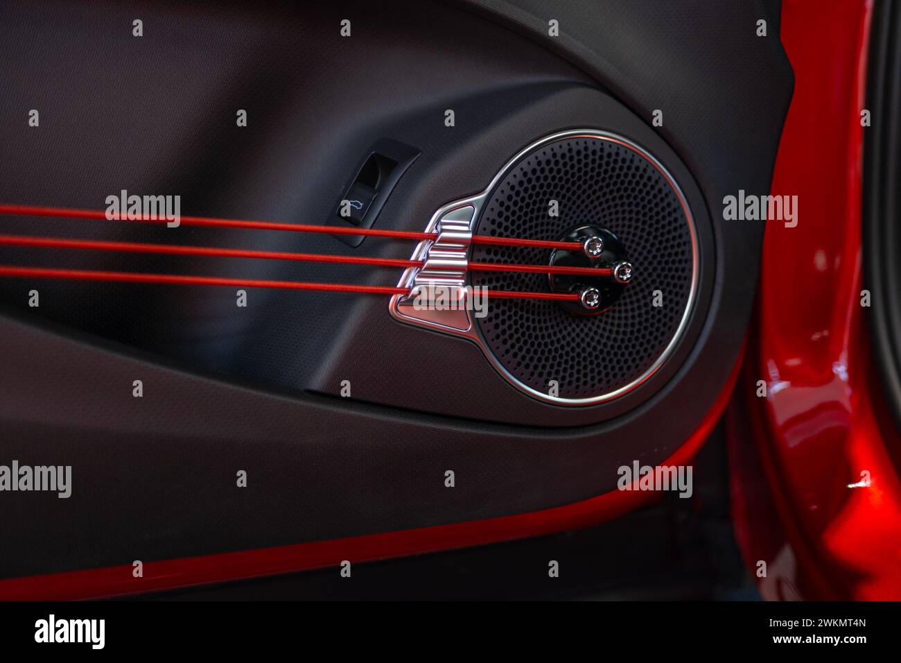 sound system controls on driver's door, instruments physical button ...