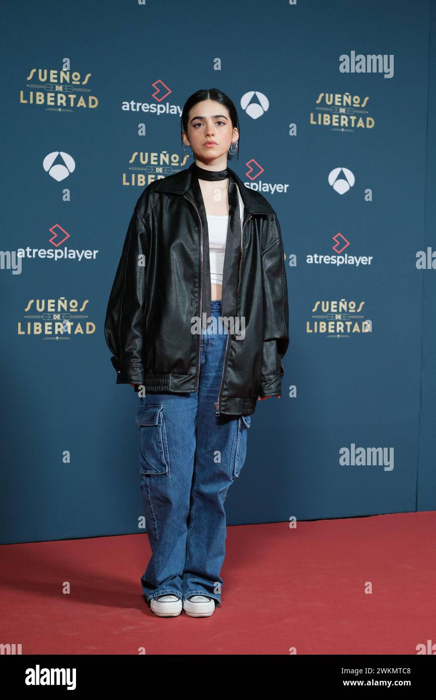 Candela Gomez attends the premiere of "Sueños De Libertad" at the ...