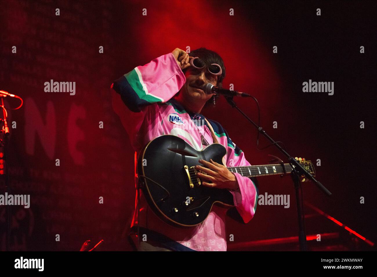 American singer-songwriter Medium Build performing live at the Hole44 ...