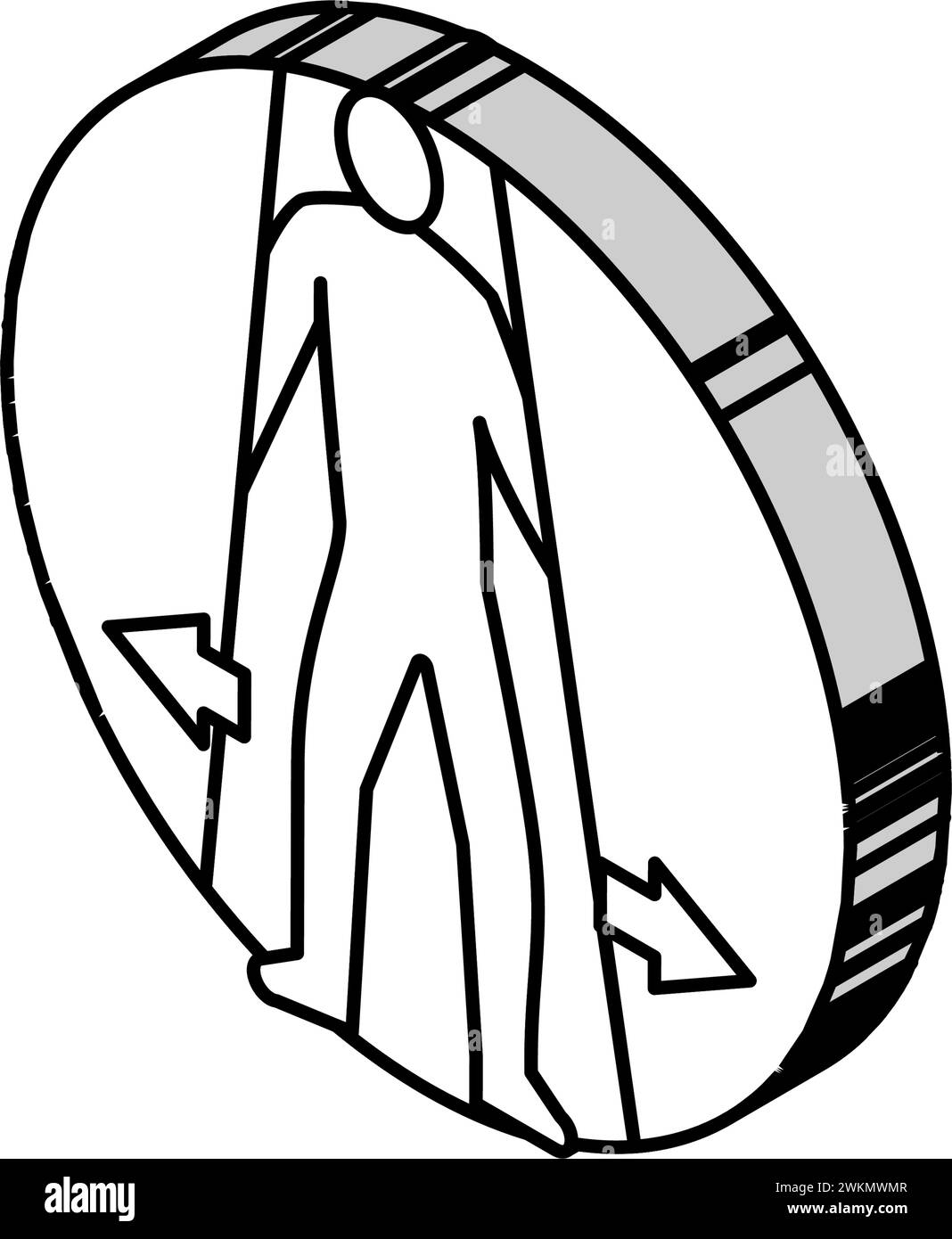 loss coordination disease symptom isometric icon vector illustration ...