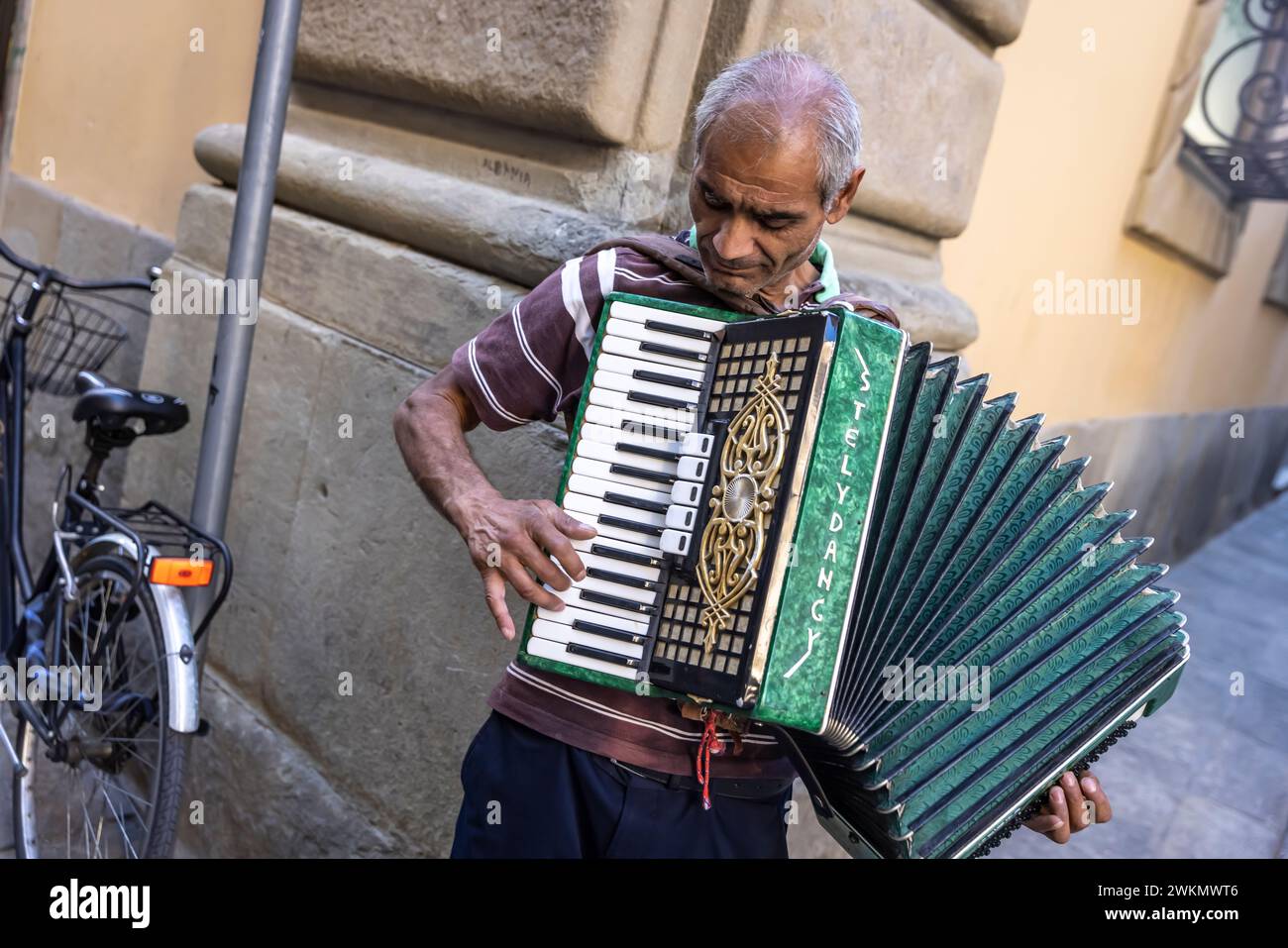 Busking in Italy is a time honored tradition whereby musicians play on ...