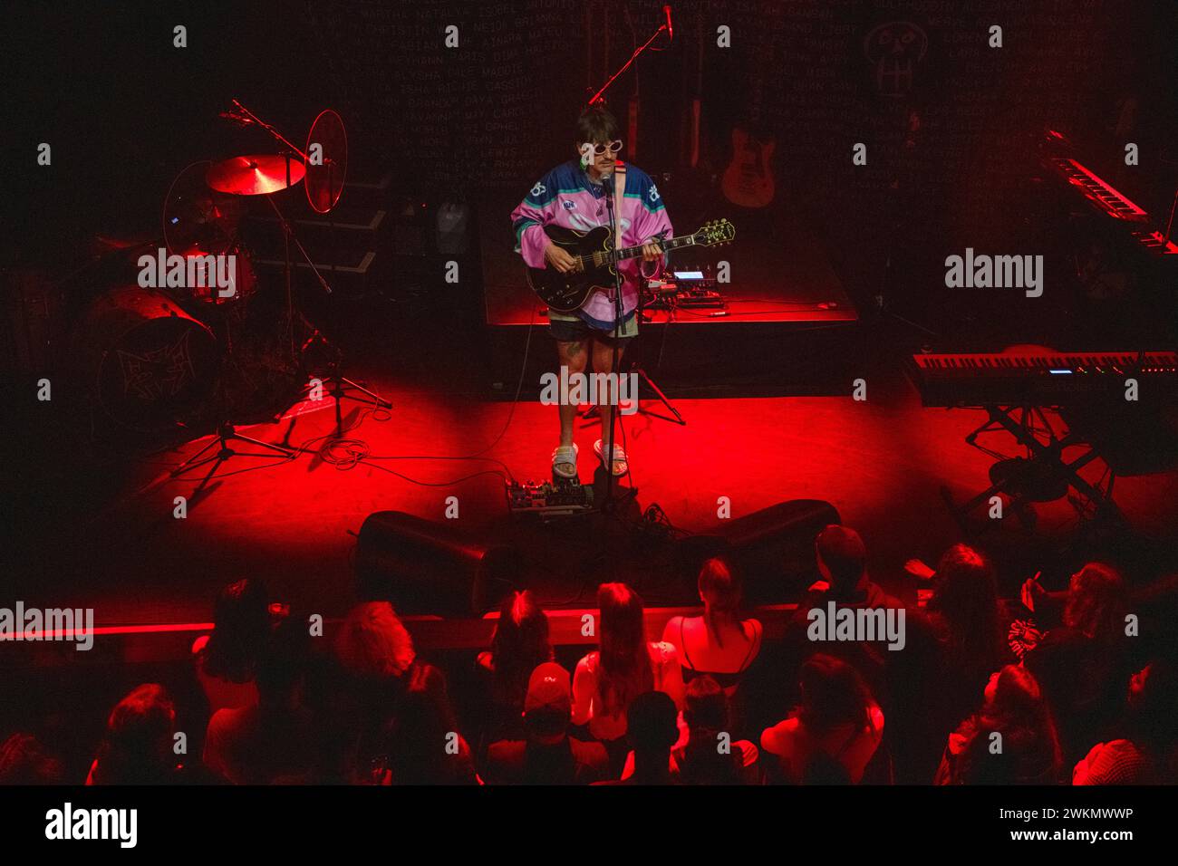 American singer-songwriter Medium Build performing live at the Hole44 ...