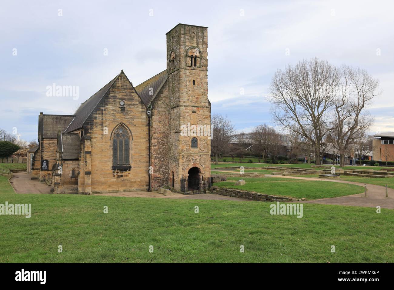 St Peter's Monkwearmouth, in Sunderland, one of the oldest churches in ...