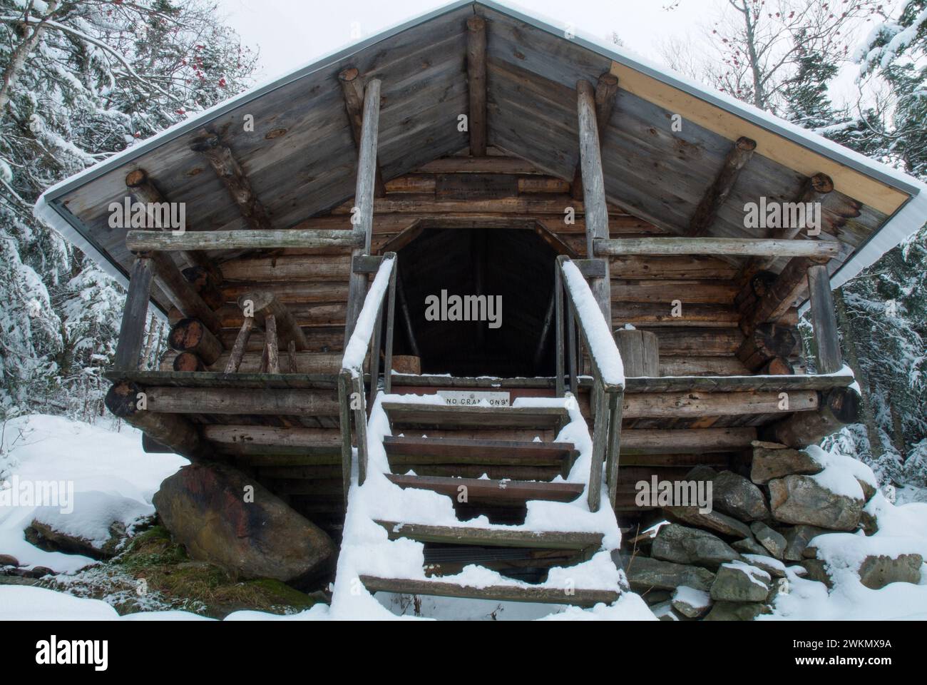 Built in 1985, the Log Cabin is located off of Lowe's Path in the ...