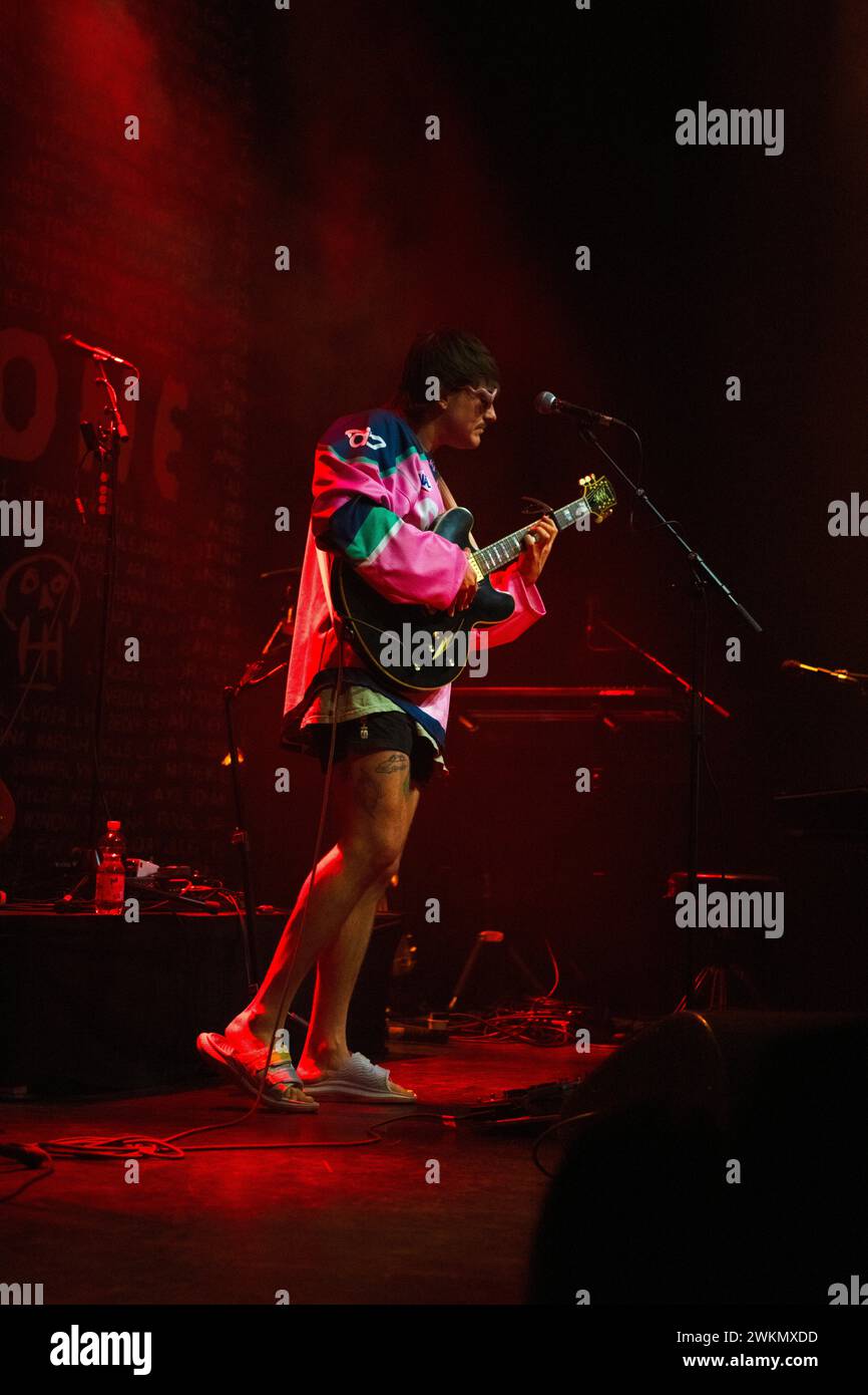 American singer-songwriter Medium Build performing live at the Hole44 ...