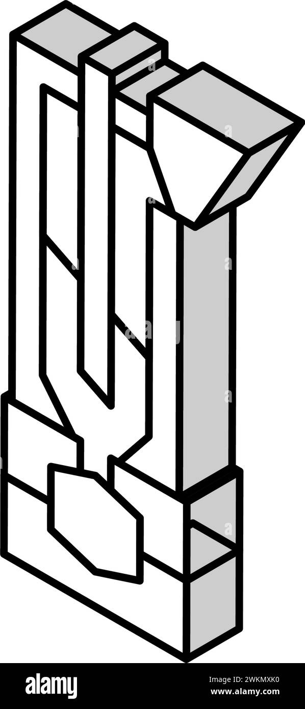 injection molding materials engineering isometric icon vector ...