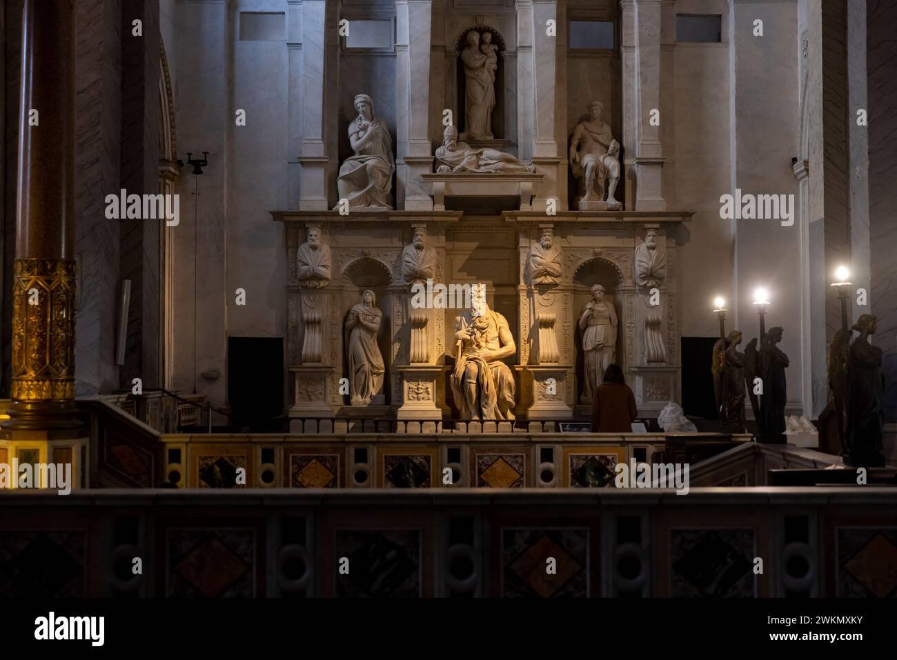 San Pietro in Vincoli, also known as St. Peter in Chains, contains one ...