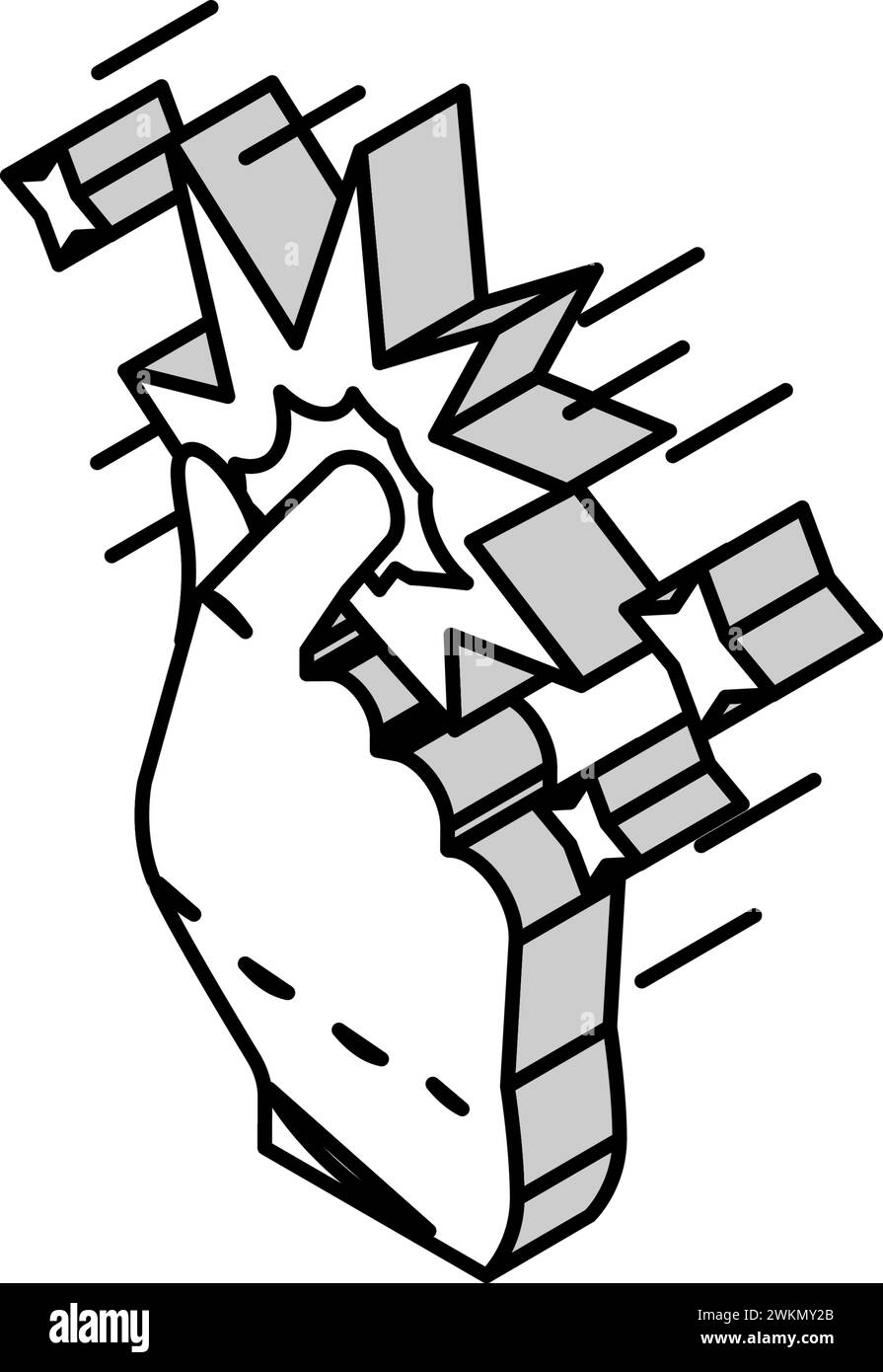 enthusiasm spark succes challenge isometric icon vector illustration ...