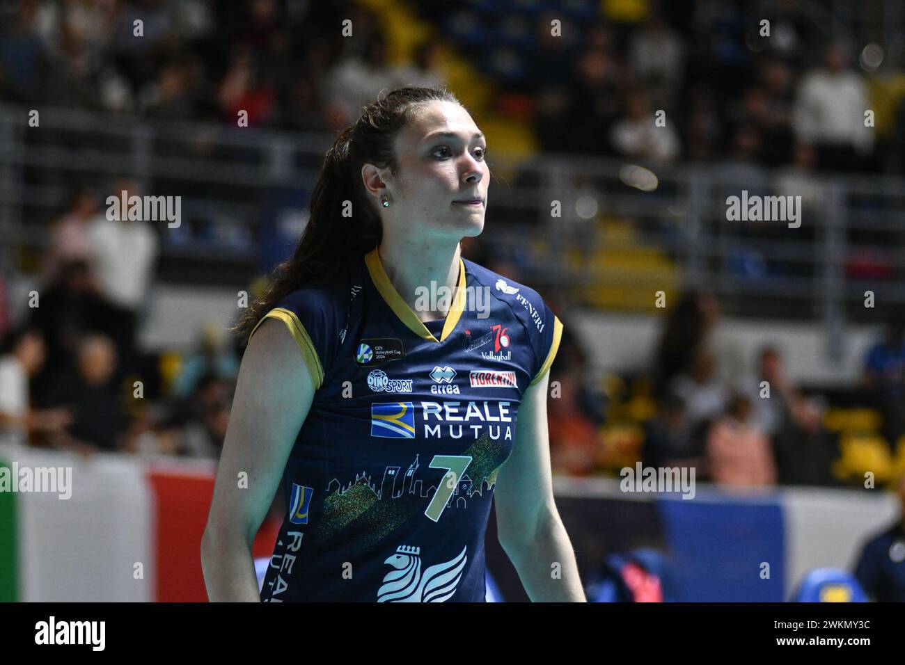 Turin, Italy. 21st Feb, 2024. Romy Jatzko of Chieri '76 during CEV ...