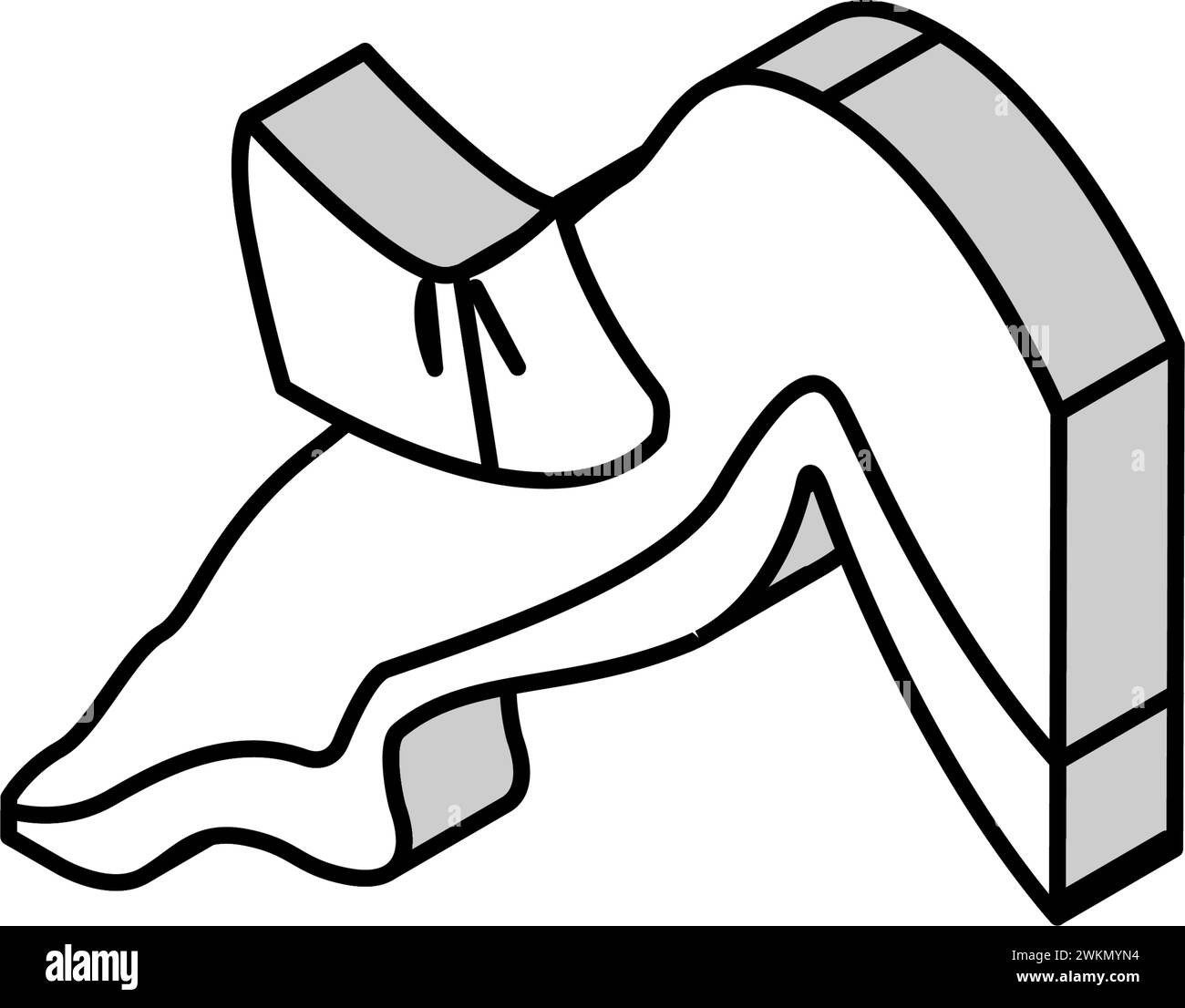 leg hair depilation female isometric icon vector illustration Stock Vector Image & Art - Alamy