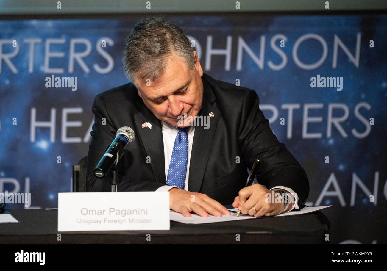 Washington, DC, USA. 15th Feb, 2024. Uruguayan Foreign Minister Omar ...
