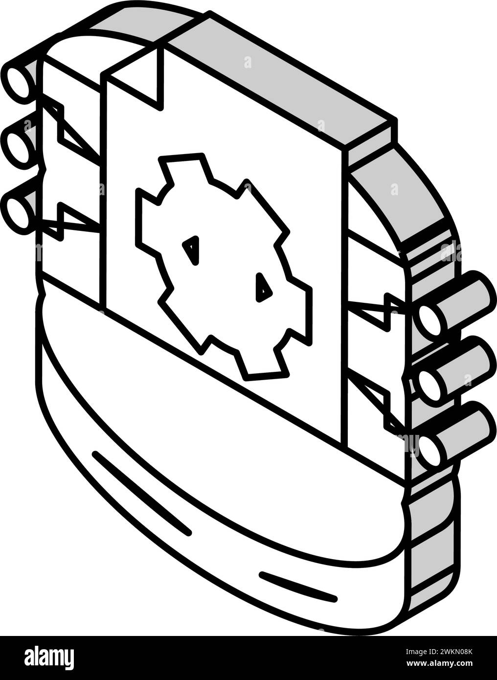 schema development database isometric icon vector illustration Stock ...