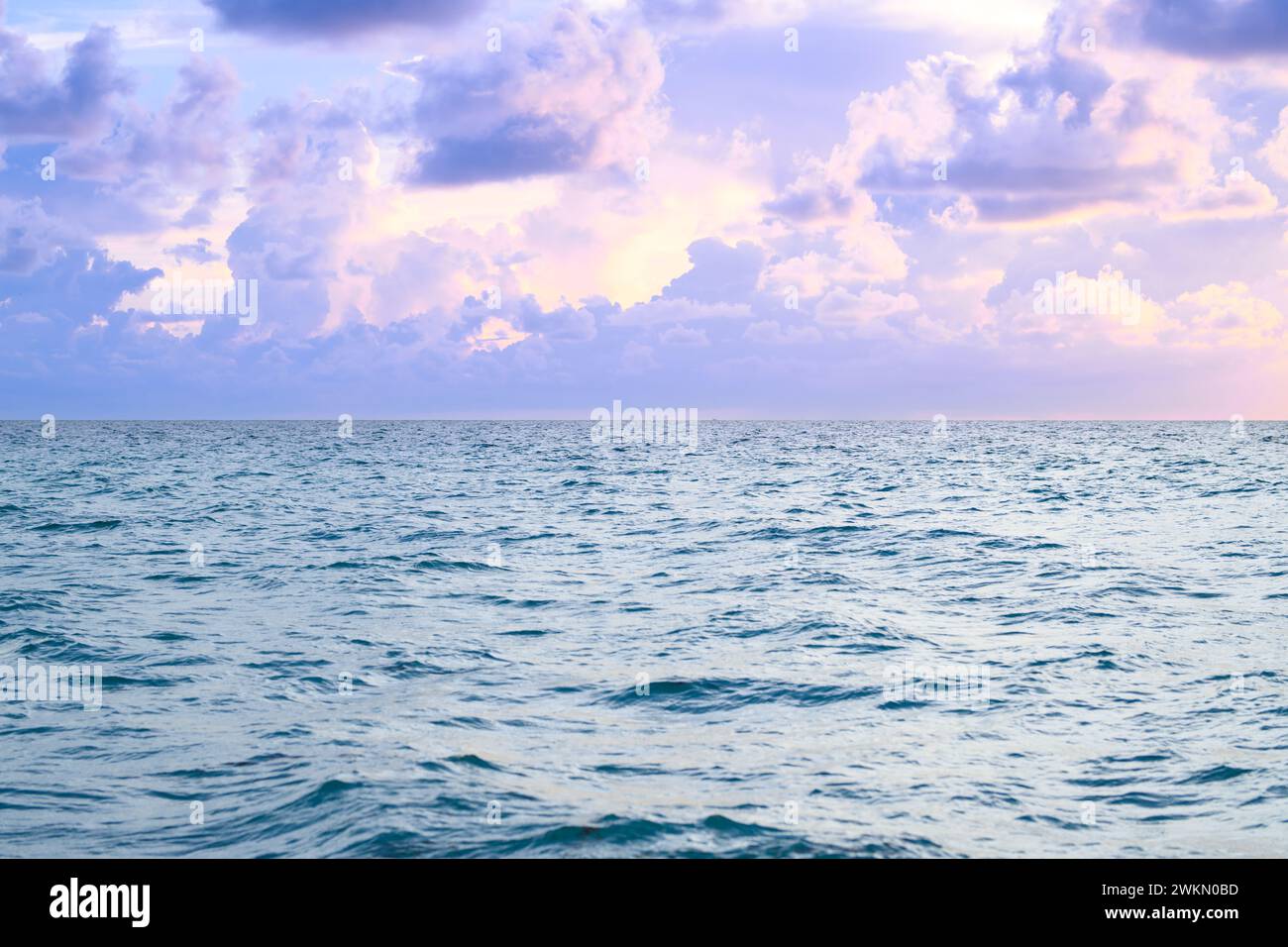 Ocean dramatic sky background. Dark stormy cloudy sky. Seascape with ...