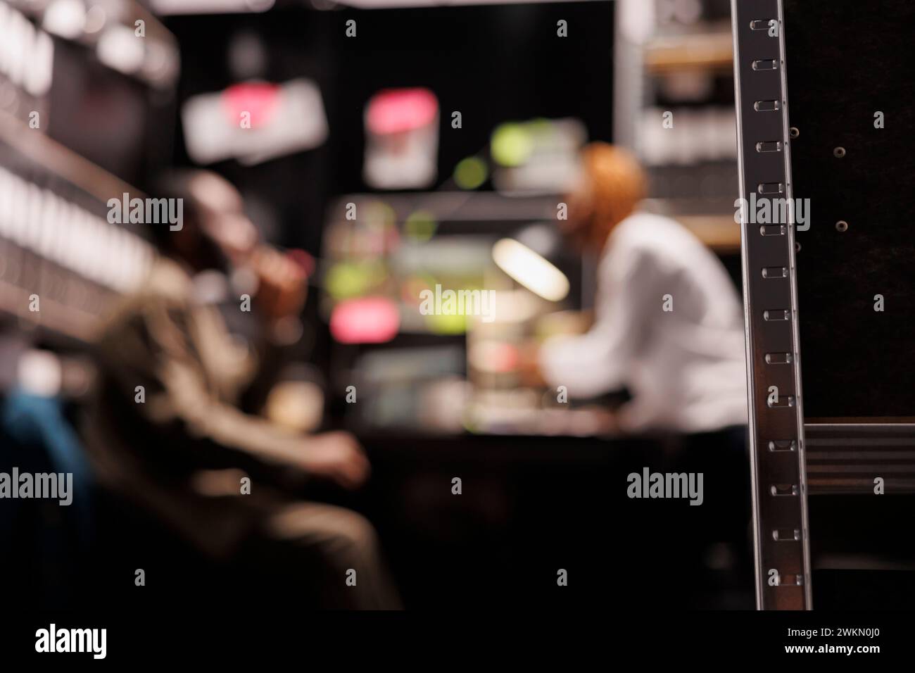 Two private investigators conducting hi-res stock photography and ...