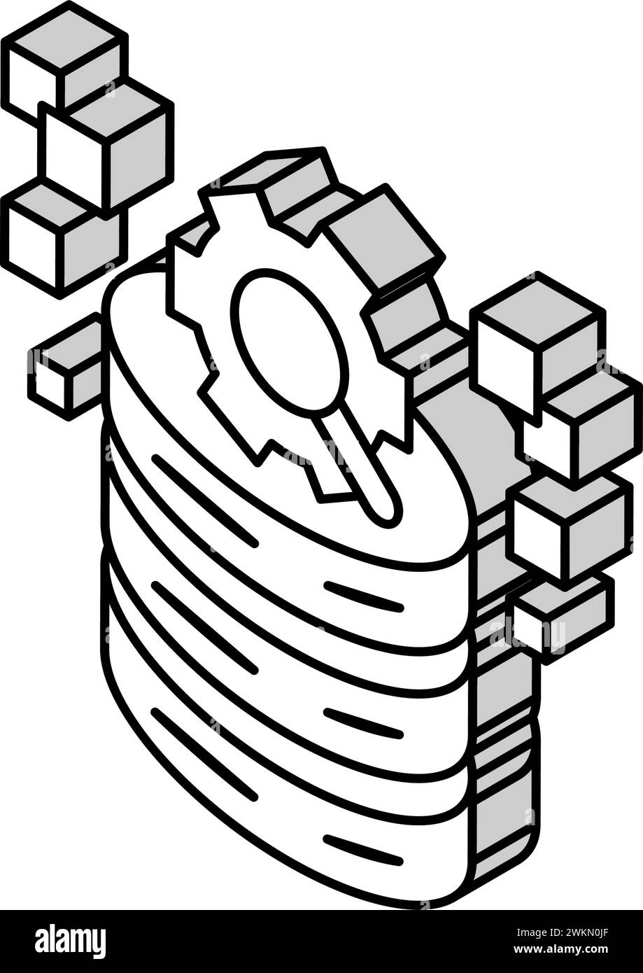 Query cloud Black and White Stock Photos & Images - Alamy