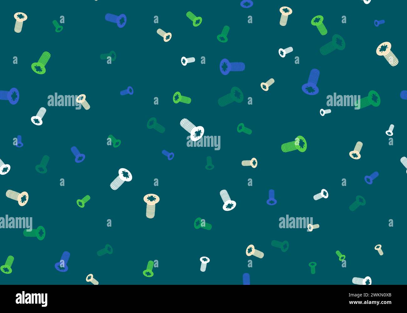 Equipment cartoon seamless bolt pattern for wallpaper and fabrics and ...