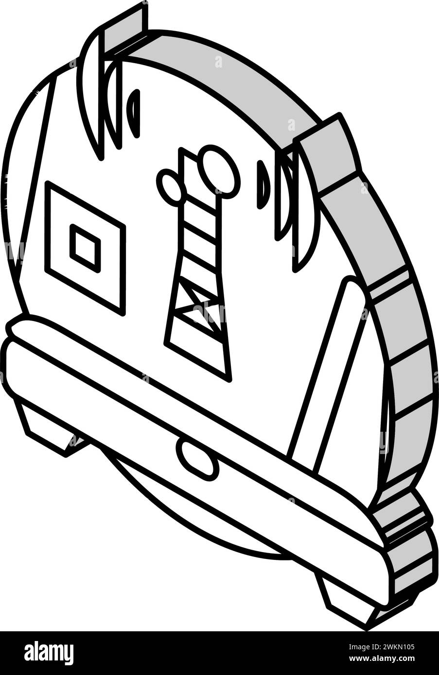 rf technology electronics isometric icon vector illustration Stock ...