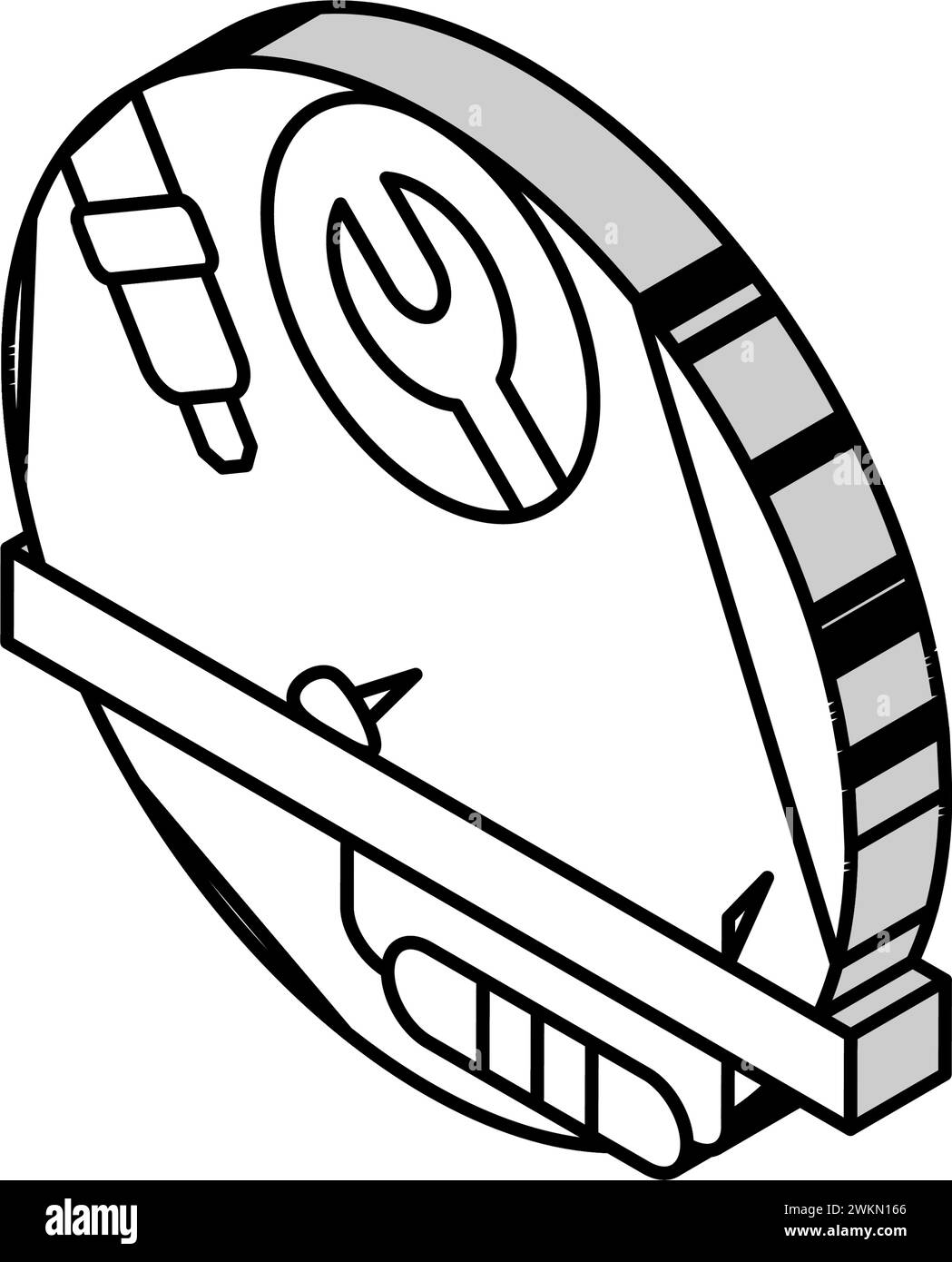 Resistor Replacement Electronics Isometric Icon Vector Illustration 5553
