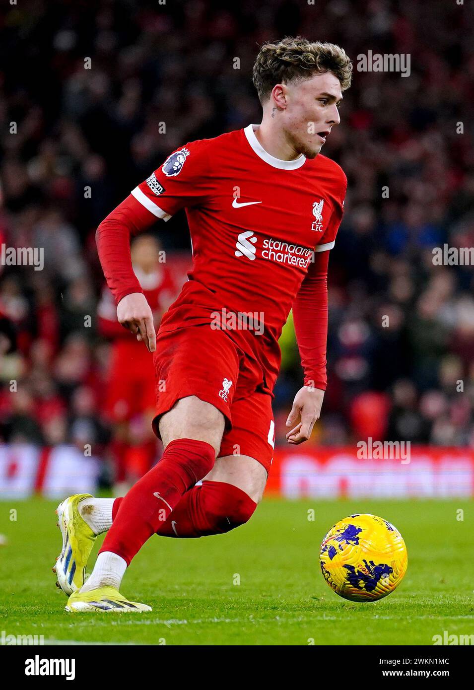 Liverpool's Bobby Clark during the Premier League match at Anfield ...