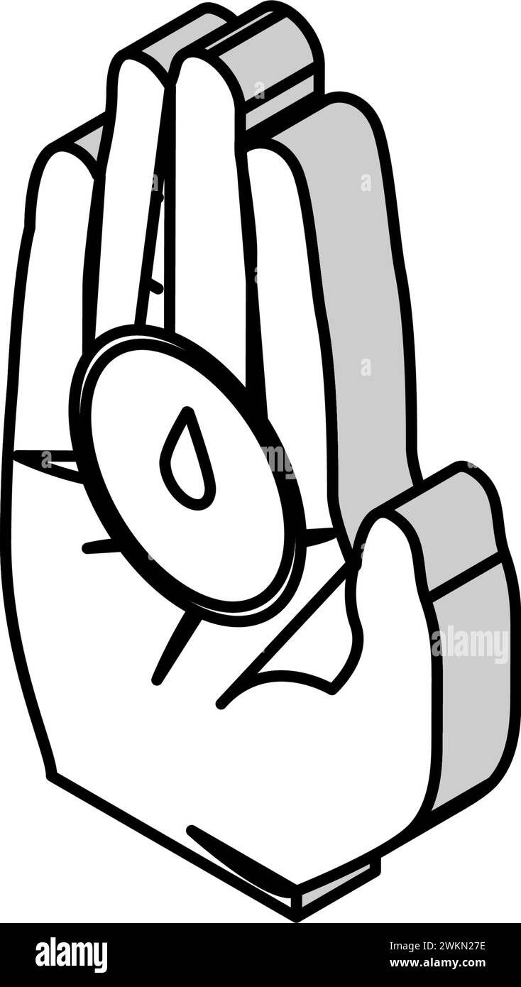 purpose compass motivation isometric icon vector illustration Stock ...