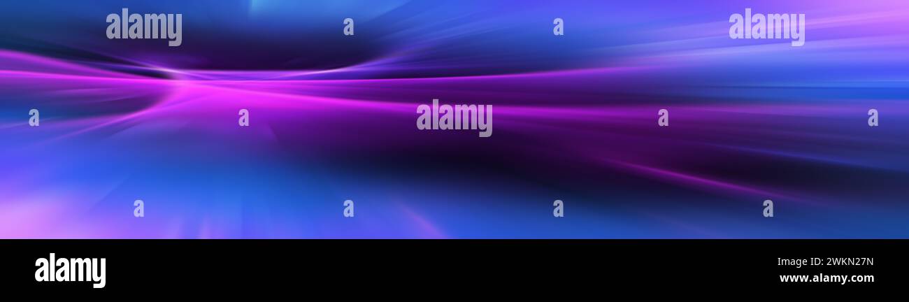 Abstract Dark Glow Blue light rays Background. Perspective view of Blue ...