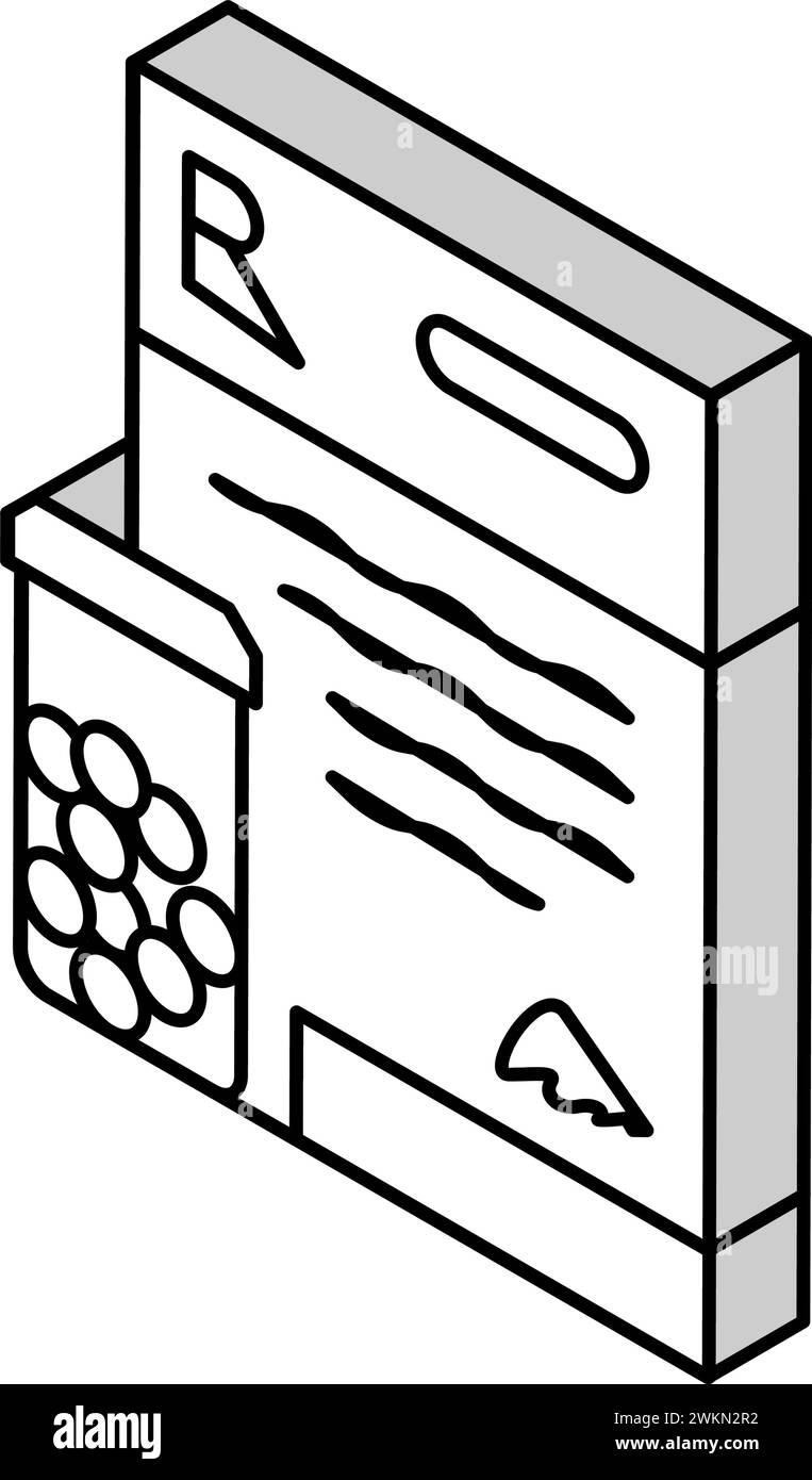compounding medications pharmacist isometric icon vector illustration ...
