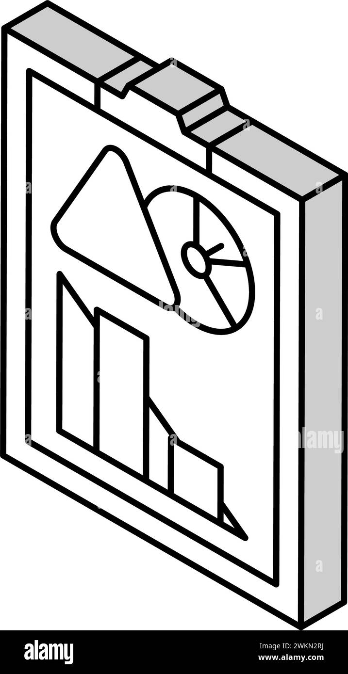 reporting risk isometric icon vector illustration Stock Vector Image ...