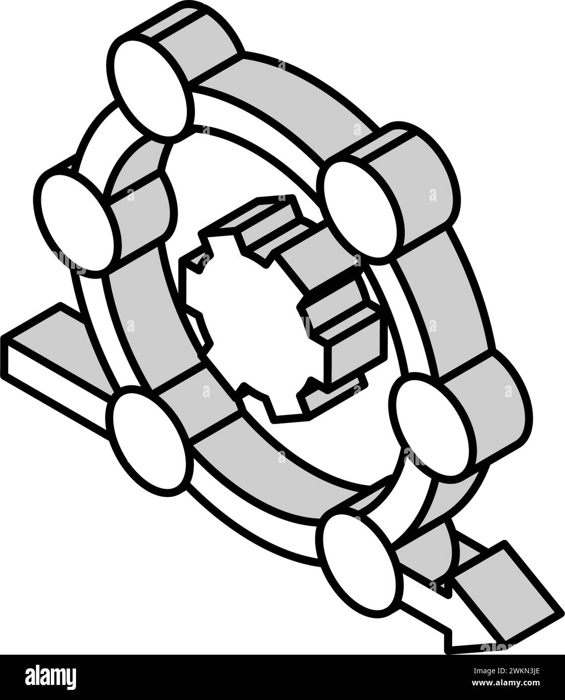 Agile Methodology Analyst Isometric Icon Vector Illustration Stock Vector Image And Art Alamy