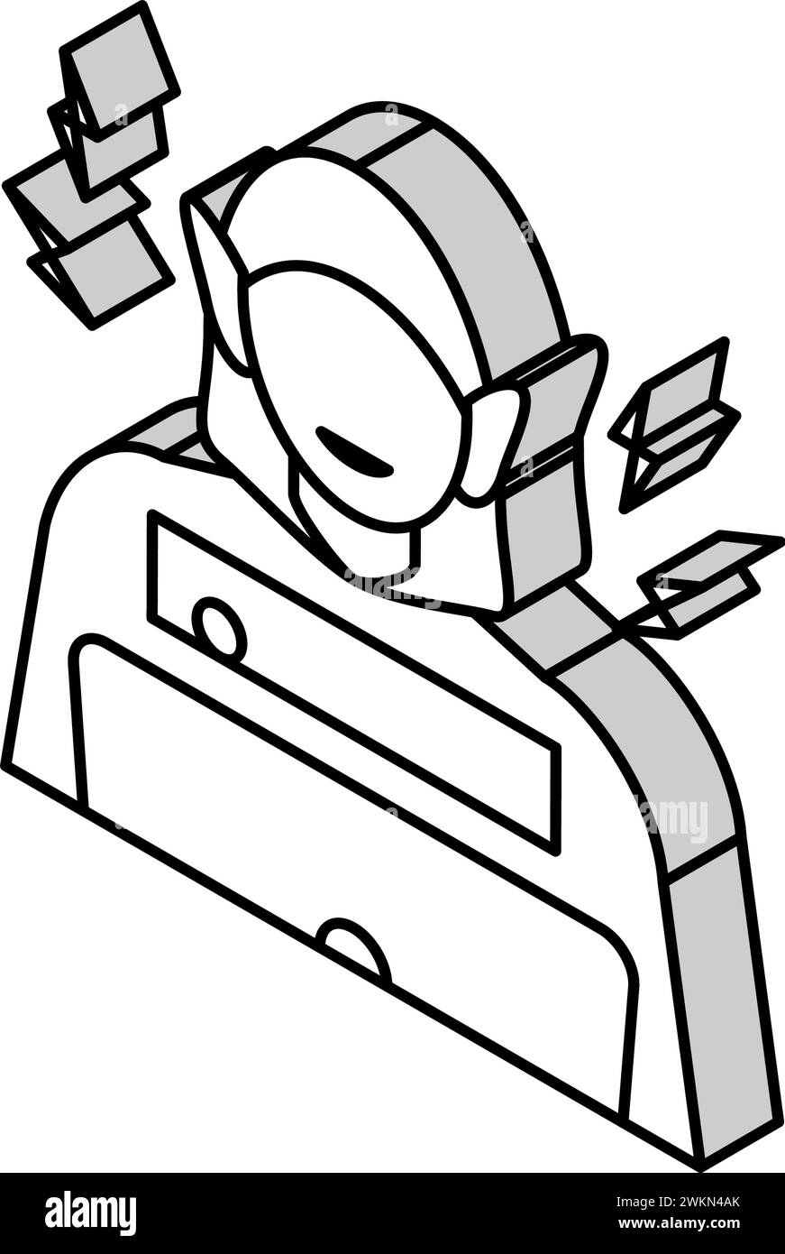 trolling cyberbullying isometric icon vector illustration Stock Vector ...