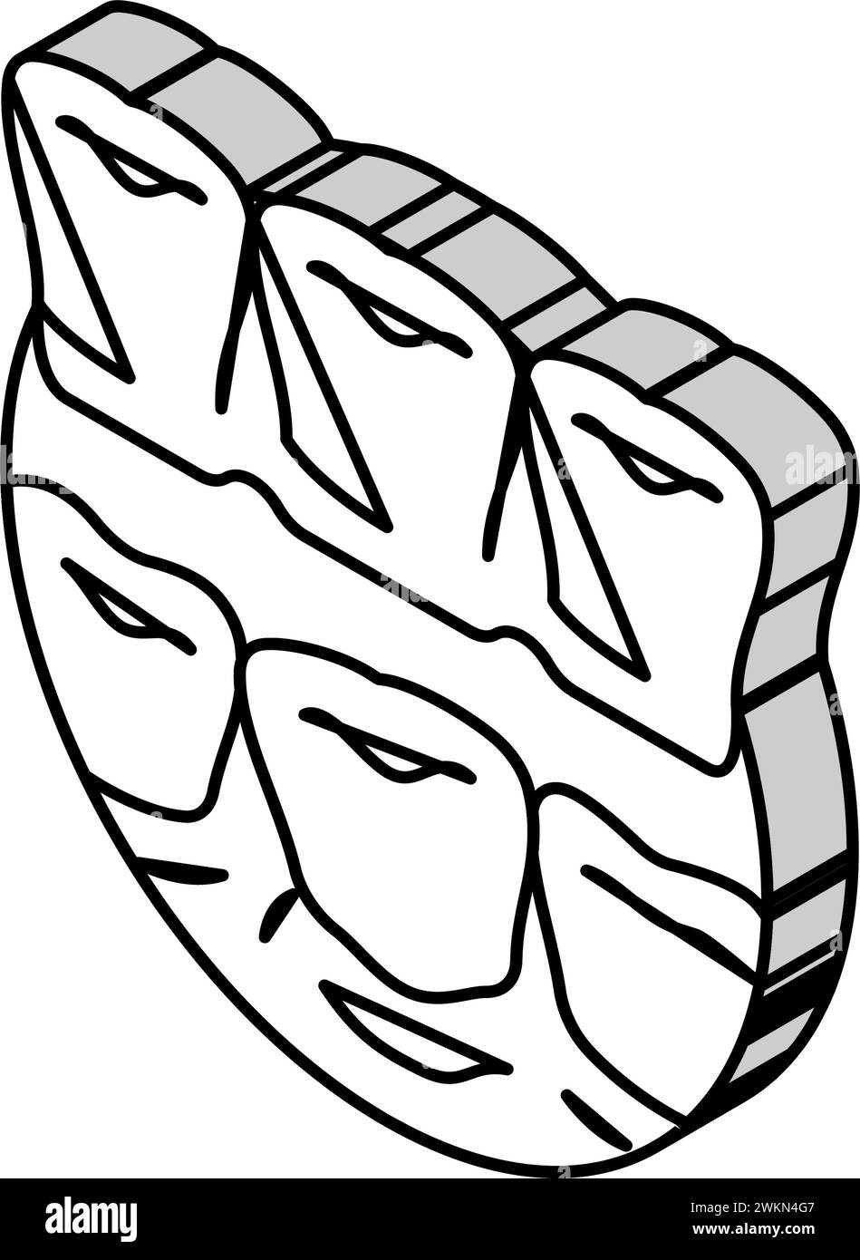 invisalign treatment isometric icon vector illustration Stock Vector ...