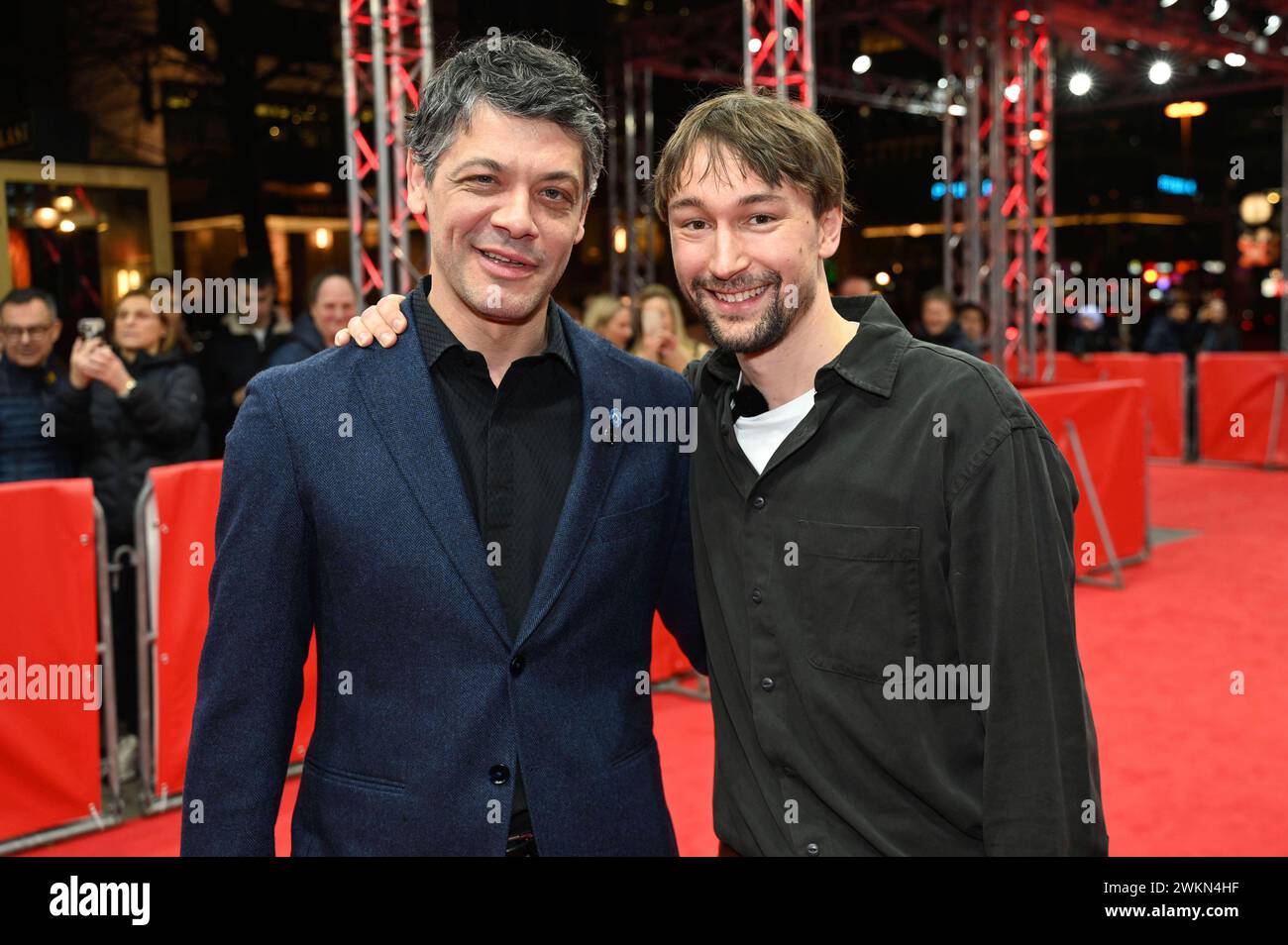 Carlo Ljubek und Michael Fetter Nathansky bei der Premiere des ...