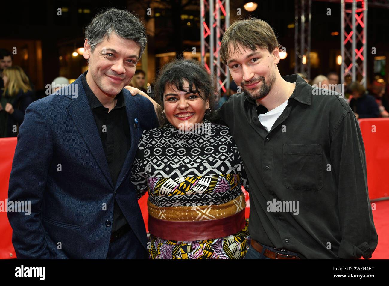 Carlo Ljubek , Sara Fazilat und Michael Fetter Nathansky bei der ...