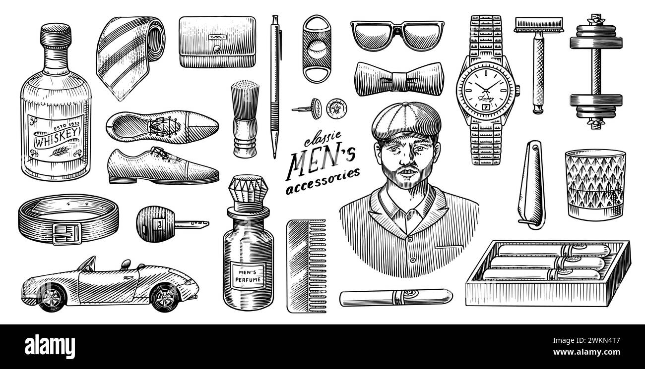 Victorian man suit drawing Black and White Stock Photos & Images - Alamy