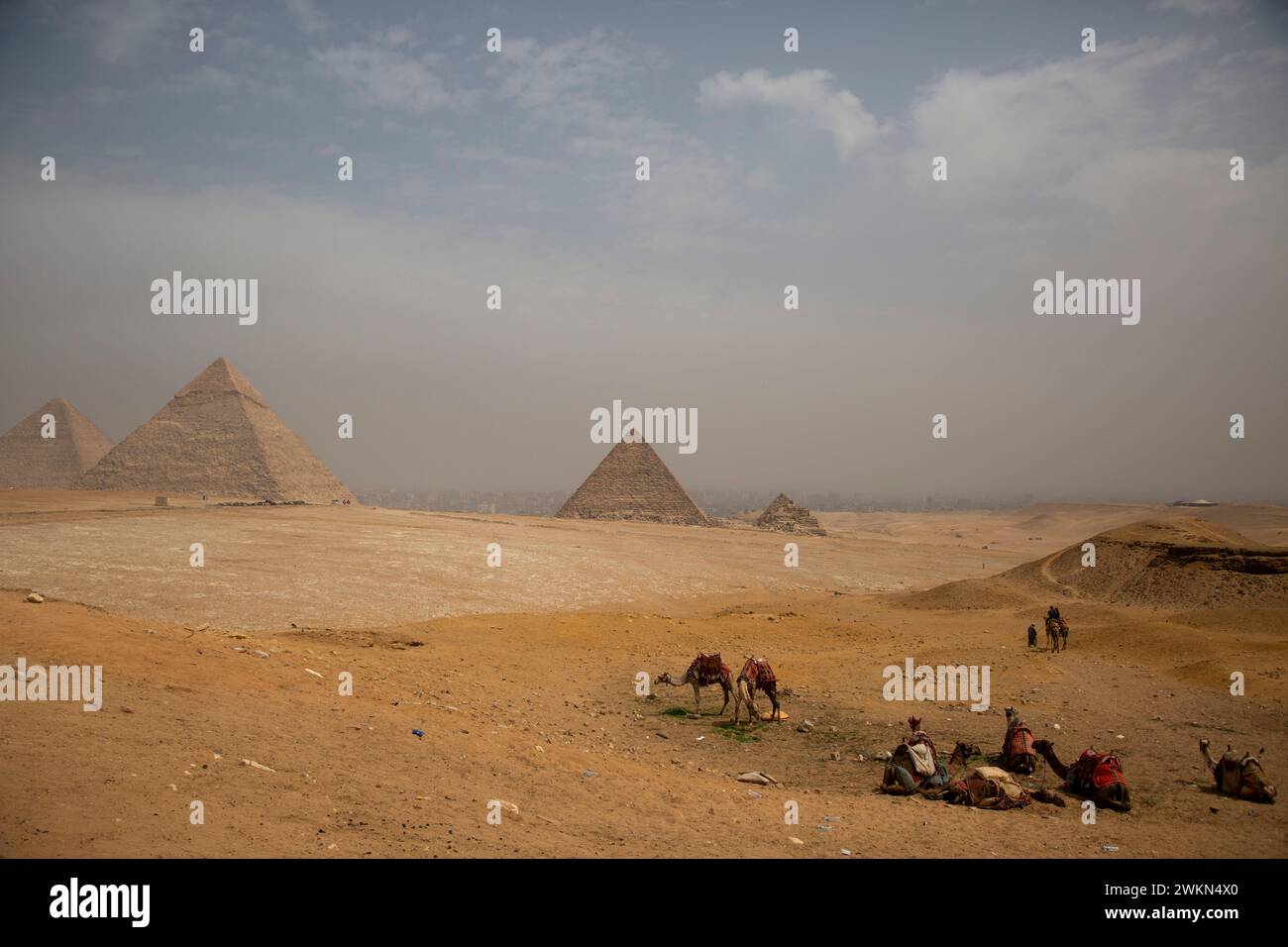 Cairo, Egypt. 24th Mar, 2023. The Giza Pyramid Complex is a mesmerizing ...