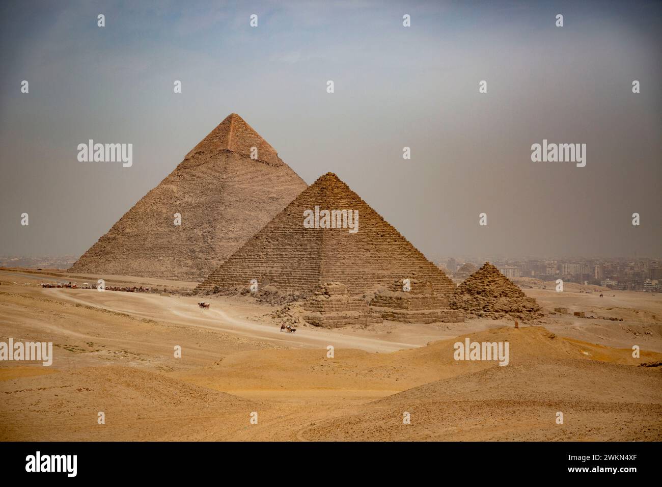 Cairo, Egypt. 24th Mar, 2023. The Giza Pyramid Complex is a mesmerizing ...