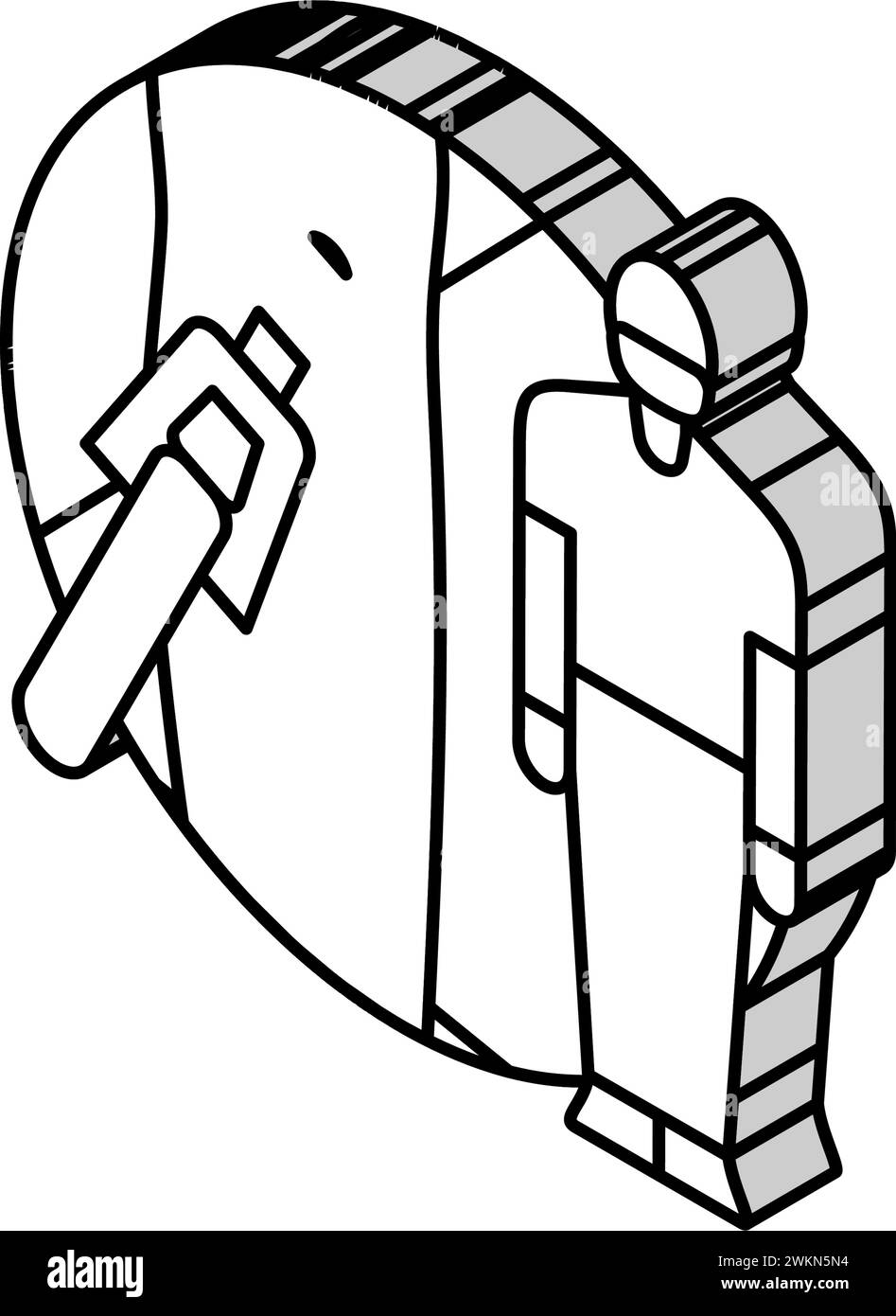 phlebotomist drawing blood isometric icon vector illustration Stock ...