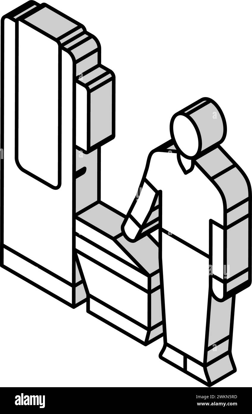 Technologist with microscope Stock Vector Images - Alamy