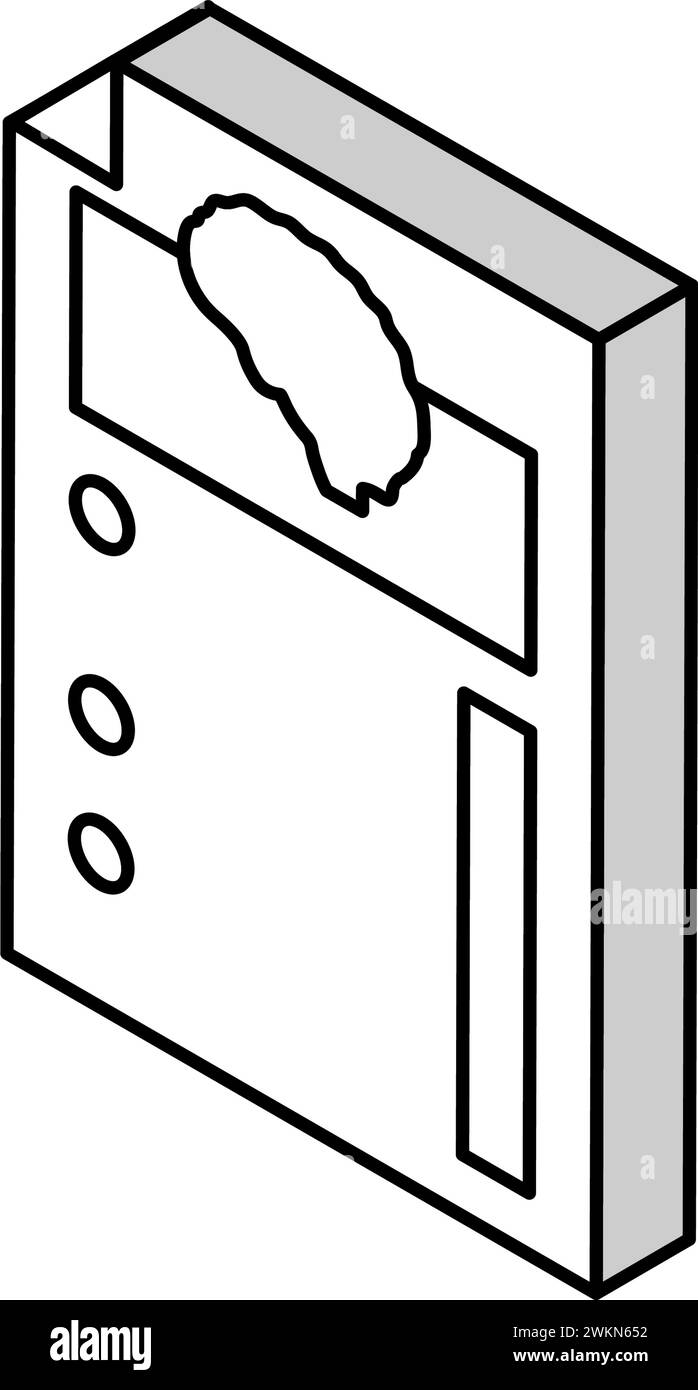 neurological tests isometric icon vector illustration Stock Vector ...