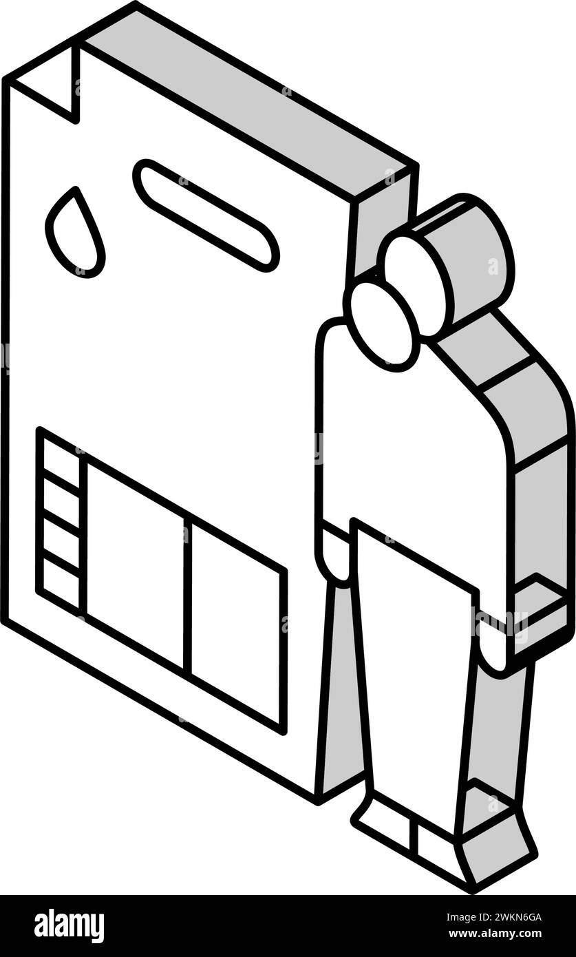 preoperative prep surgeon isometric icon vector illustration Stock ...